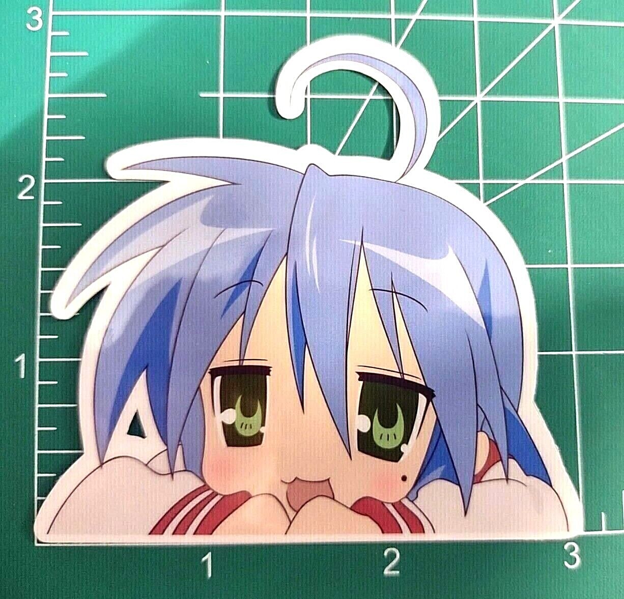 Konata Izumi Lucky Star Sticker, anime girl waifu water resistant vinyl ...