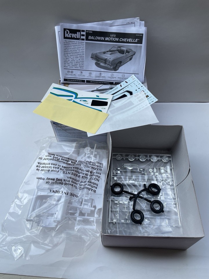 Revell Street Burner ‘70 Chevelle Baldwin Motion 1/25 Model Kit Open ...