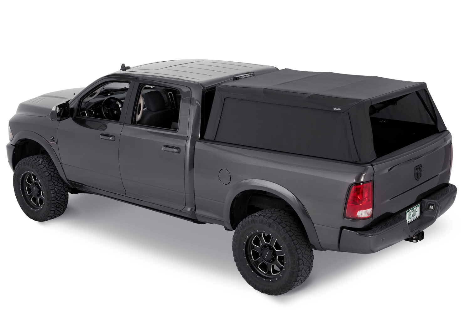 Bestop Supertop for Truck 2 Soft Truck Bed Cap-Black Diamond 6.4' Bed ...