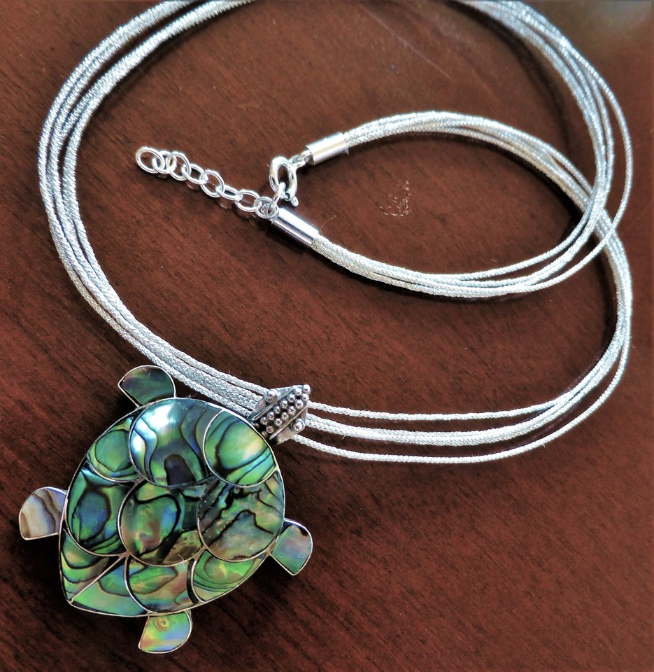 5 STRAND SILVER SILK ROPE CORD NECKLACE, 15" LENGTH, .925 STERLING ...