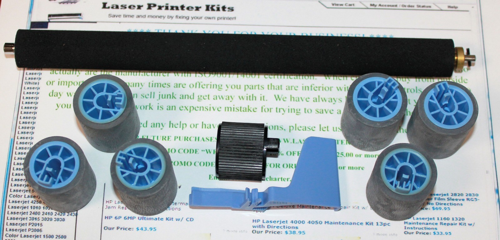 HP LASERJET 4SI 3SI MAINTENANCE REPAIR KIT RG5-0141 RB1-0818 RF5-0041 ...