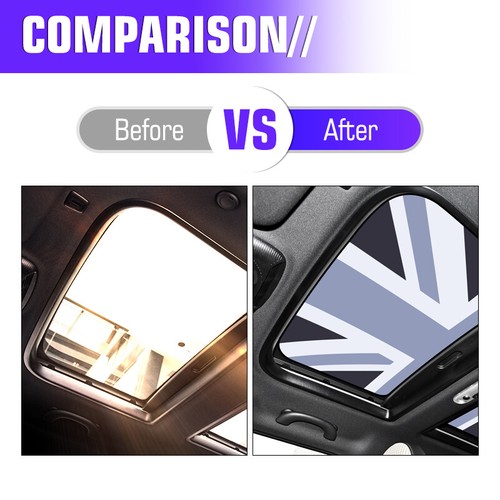 2 For MINI Cooper S Clubman F55 F56 R56 Sunroof Sun Shade Foldable Roof ...