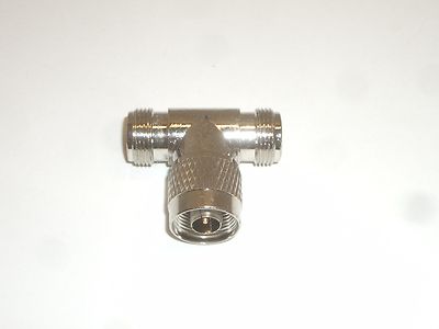 WORKMAN 40-3018 N TYPE TEE 1 MALE TO 2 FEMALE RF ADAPTER CONNECTOR | eBay