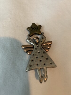 Vintage Tri Color Angel Joy Pin Star Brooch. Never Worn | eBay