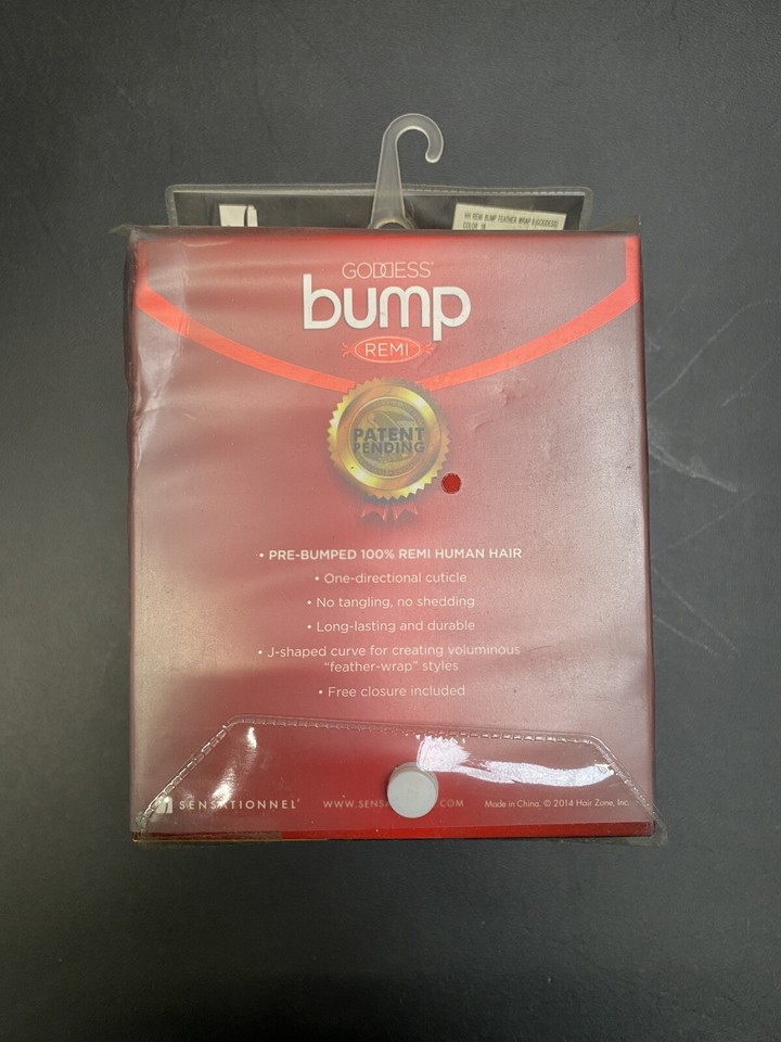 Sensationnel Goddess Bump Remi Feather Wrap 8 Color 1B | eBay