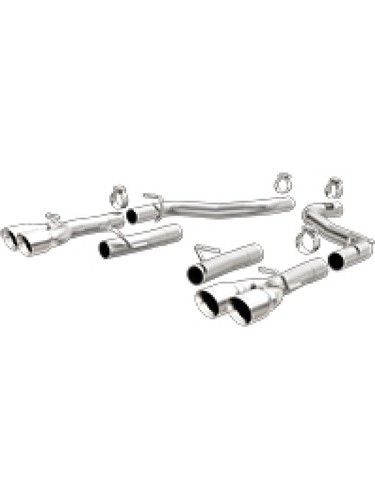 MagnaFlow Axle-Back, SS, 2.5in, Quad Split Rear 3.5in Tip 2015 For ...