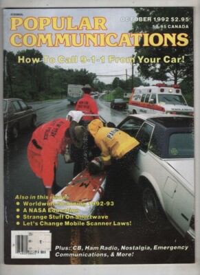 Popular Communications Mag NASA Education & Scanning October 1992 ...
