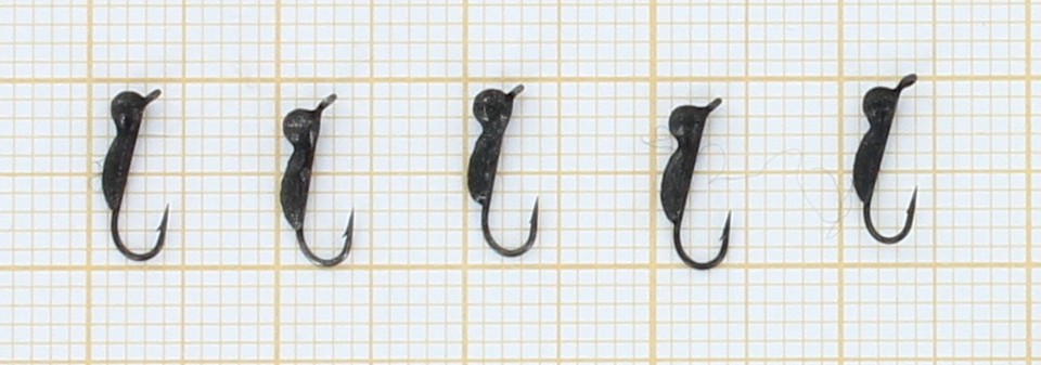 Tungsten Ice Fishing Jigs - Marmooska Winter Jig Heads (Hook #18 ...