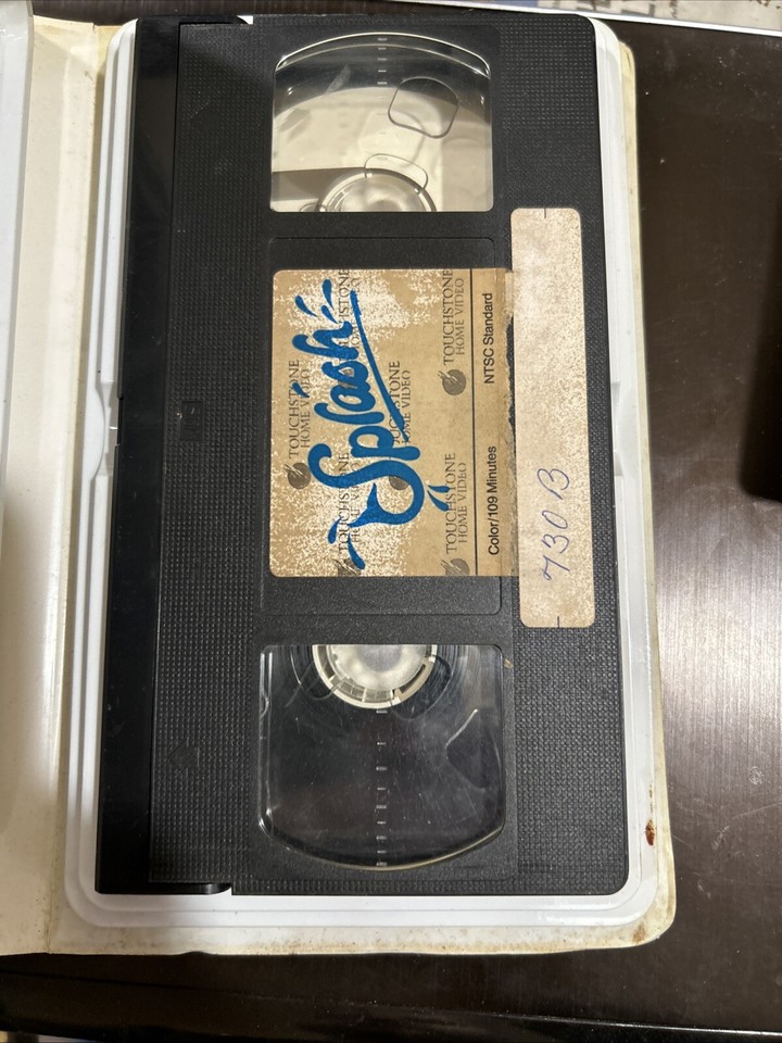 Splash VHS Clamshell 1984 - Tested Works - Tom Hanks Daryl Hannah | eBay