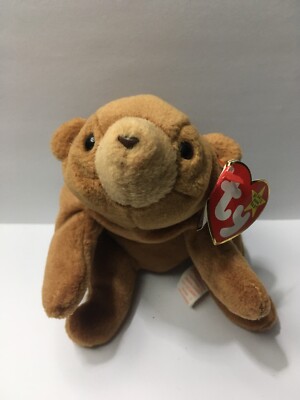 Ty Original Beanie Babies Collection, Cubbie the Brown Tan Bear Cub ...