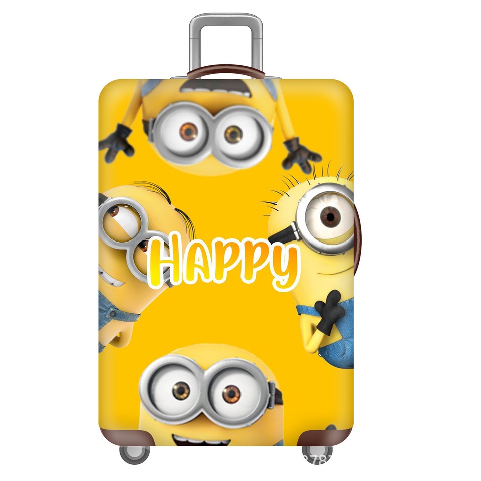 Lilo Stitch Minions Kitty Luggage Cover Protector Dust-Proof For Travel ...