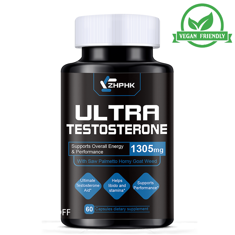 Male Enhancement Testosterone Booster 60 Capsules Stamina Pills Men ...