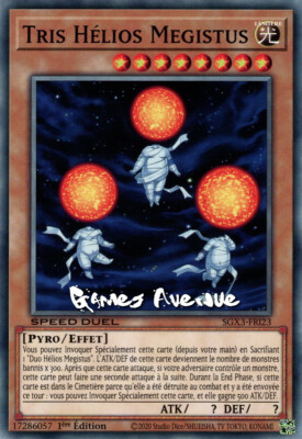 Yu-Gi-Oh ! Tri Hélios Megistus SGX3-FRI23 VF/COMMUNE | eBay