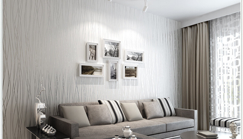 10M Metallic Silver Glitter Textured Non-Woven Fabric Embossed Thick ...