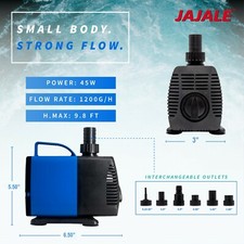 Intertek+Wp-1200+Submersible+Black+Smartpond+Fountain+Pond+Water+Pump ...