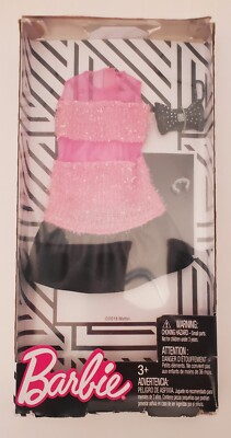 NEW Barbie Complete Looks Sheer Stripe Shift Dress Fashion Free ...