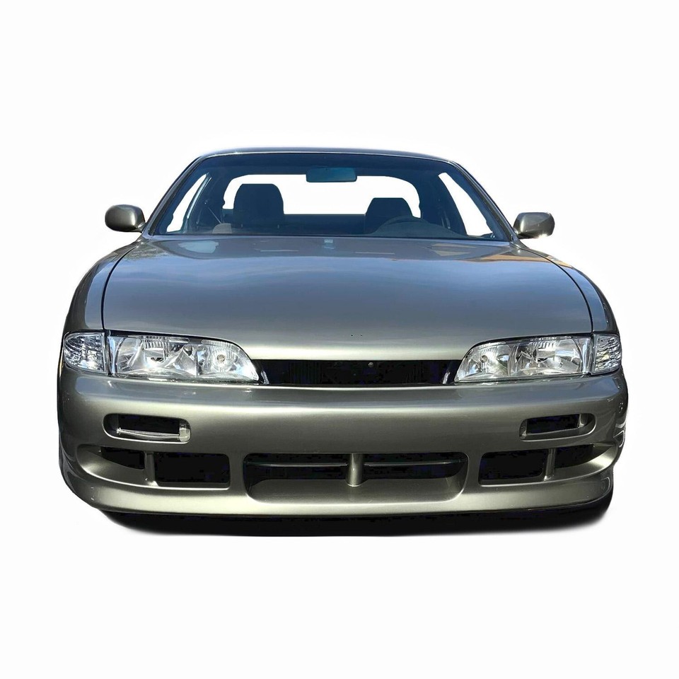 KBD Body Kits Navan Style Polyurethane Front Bumper Fits Nissan 240SX ...