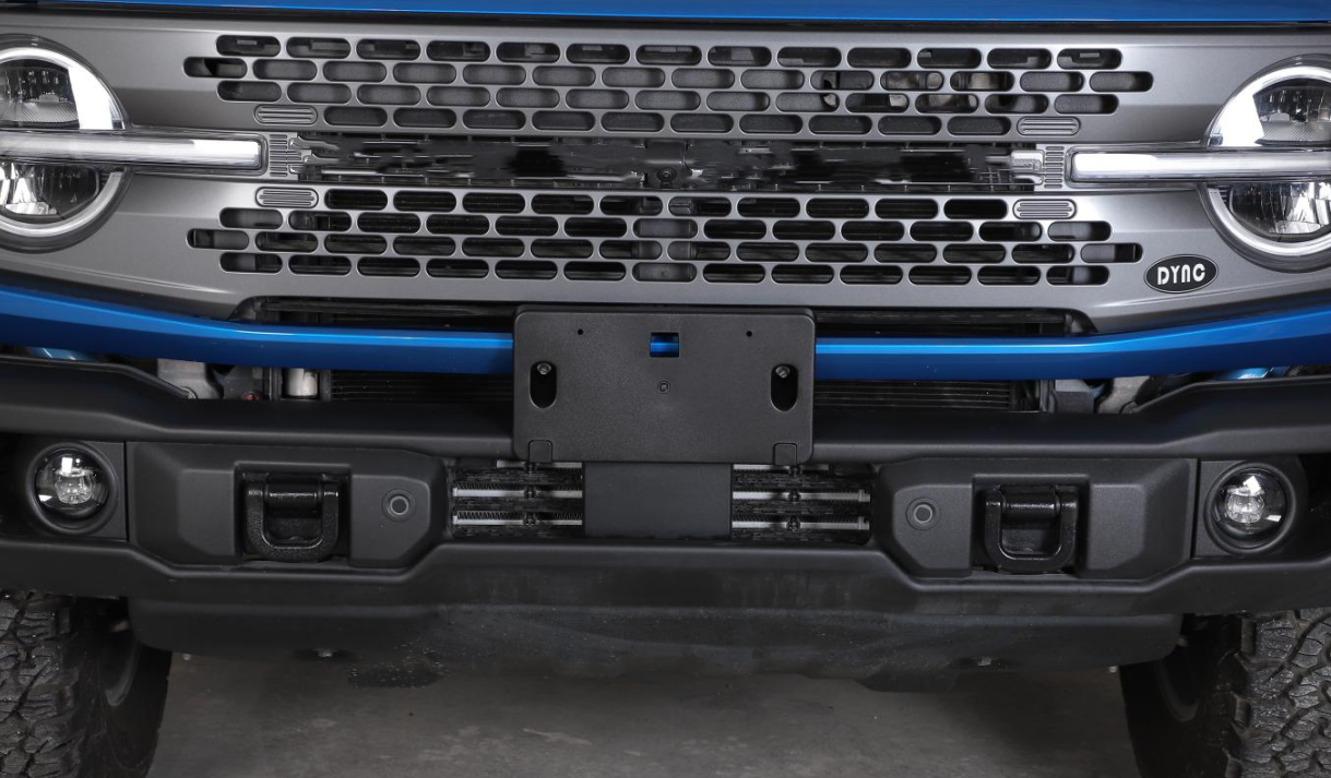 Black Front License Plate Holder Bracker Base Trim Cover for Ford ...
