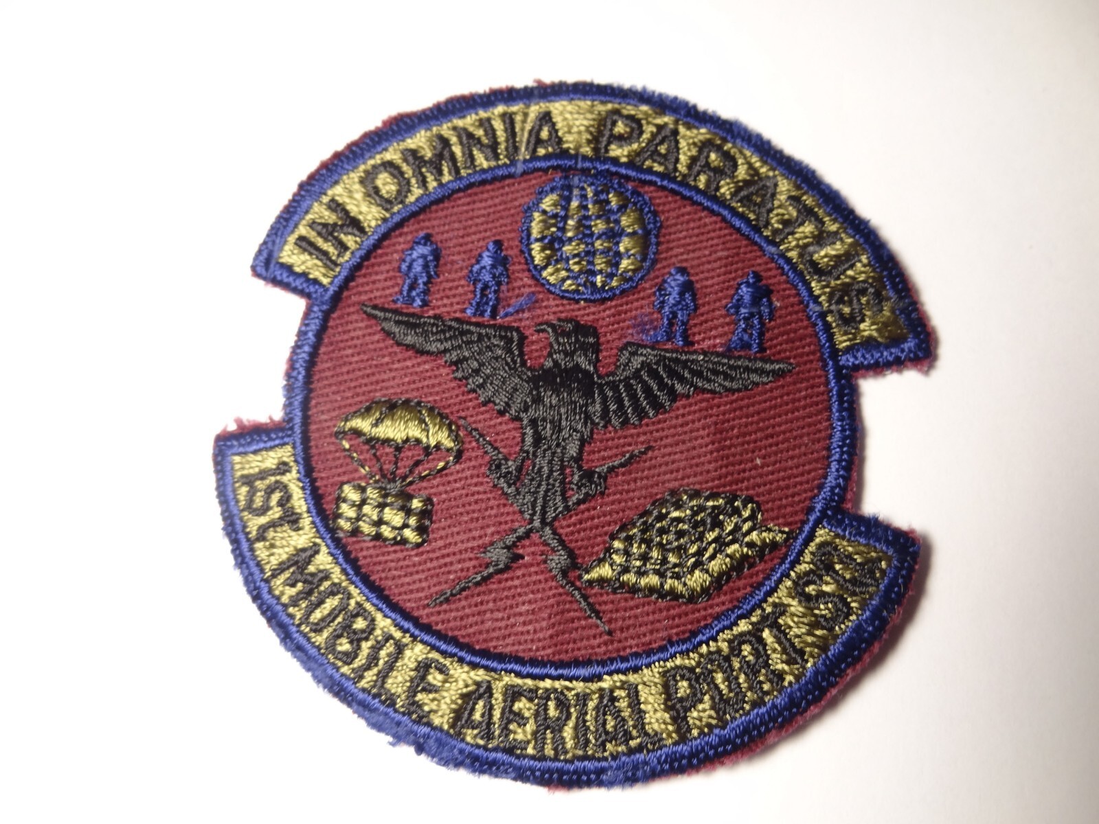 USAF 1st Mobile Aerial Port Squadron IN OMNIA PARATUS Patch | eBay