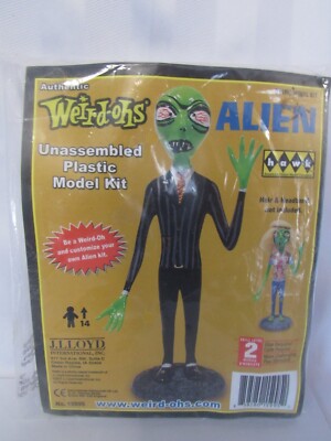 WEIRD-OHS ALIEN UNASSEMBLED PLASTIC MODEL KIT 2010 HAWK SEALED SKILL ...