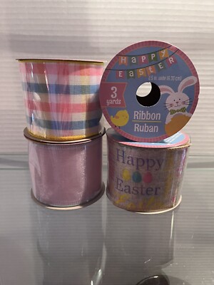 Holiday Ribbon Lot of 4 - Easter | eBay