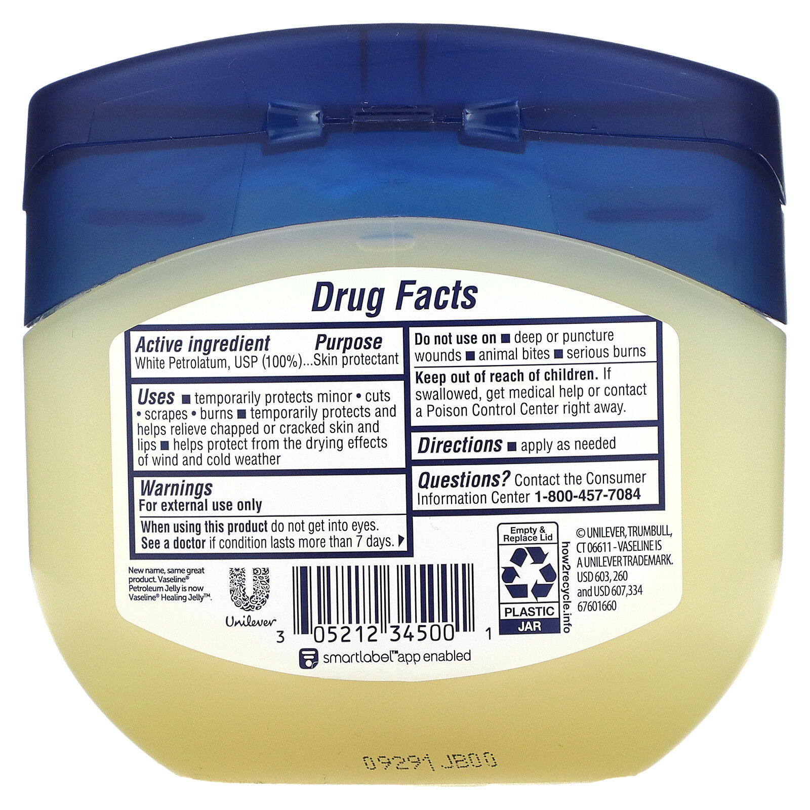 Vaseline Petroleum Jelly Original Skin Protectant - 13 oz for sale ...