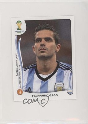 2014 Panini FIFA World Cup Brazil Album Stickers Fernando Gago #422 | eBay