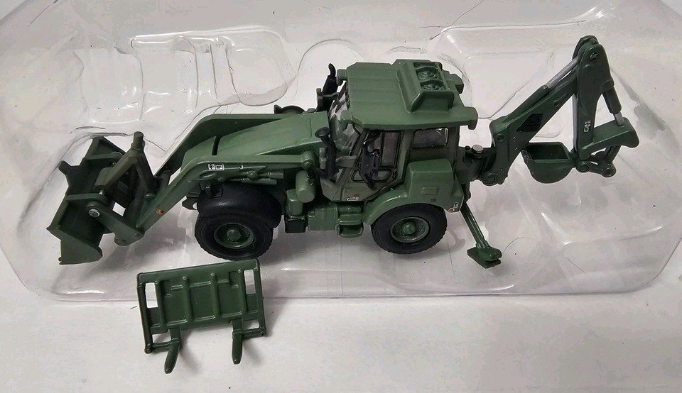 MotorArt 13479 JCB Hmee Backhoe Loader Shovel in Green - New, 1:87 ...