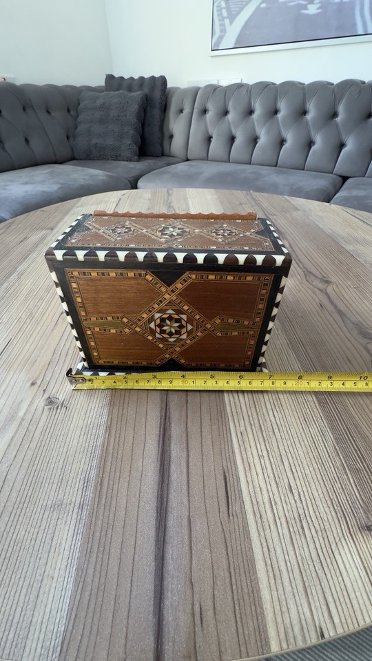 vintage wooden cigarette box | eBay UK