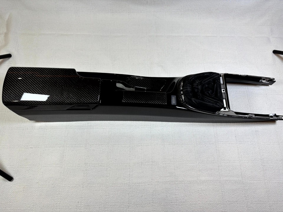 Porsche 997.2 Cabriolet Custom Built Center Console Black with Carbon ...