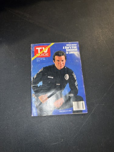 Vintage TV Guide Magazine April 14 1982 T.J. Hooker Cover | eBay