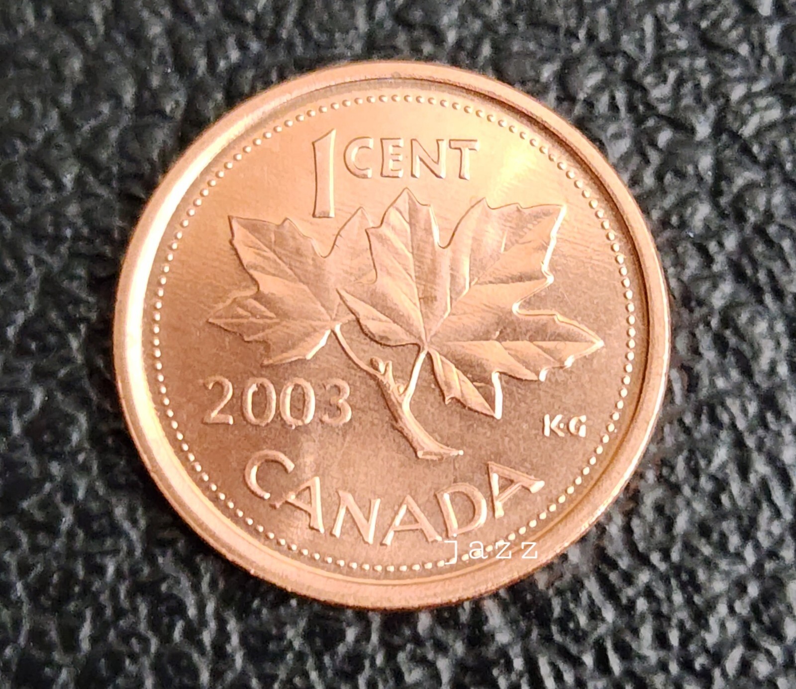 2003 Canada 1 Cent No P Old Effigy Crowned Non-Magnetic Penny from ...