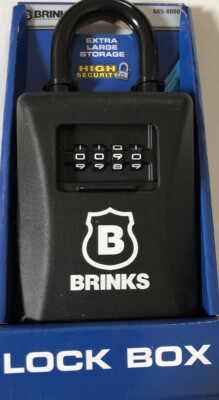NEW Brinks Key Storage Lock Box 665-8000 XL Storage Real Estate Easy ...
