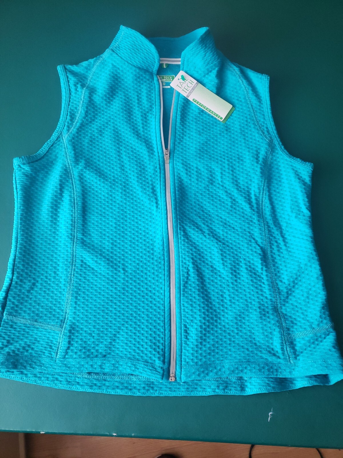 Womens Tail Tech golf Knit Elevation Vest Zip Up size small | eBay