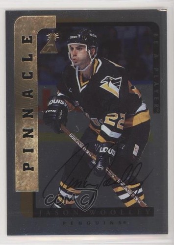 1996-97 Pinnacle Be A Player - Silver Autographs #58 Jason Woolley (AU ...