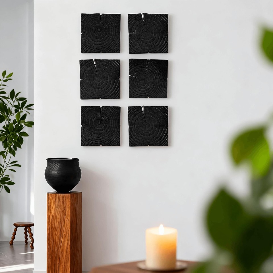 Rustic Wood Wall Art–Farmhouse Style Wooden Wall Hanging Decor for ...