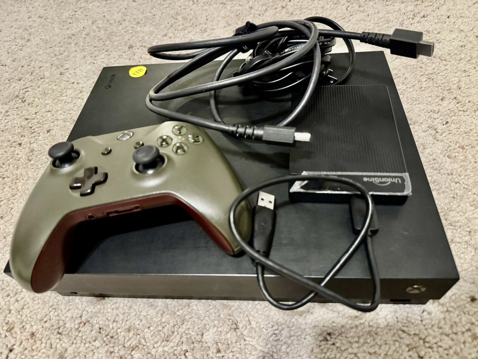 MICROSOFT XBOX ONE X CONSOLE 1TB 1 wireless controller n 750 GB ...