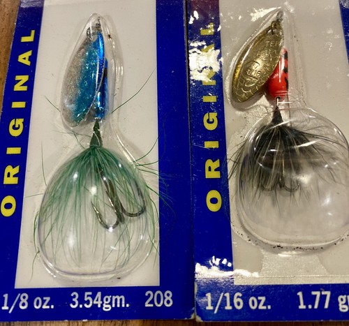 2 Pks Worden’s Rooster Tail 1/16oz 206FLCD~1/8 oz 208FBLU Spinner Fishing Lures 42965007076| eBay