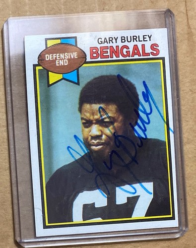 1979 Topps Gary Burley #55 Autographed Card Cincinnati Bengals | eBay