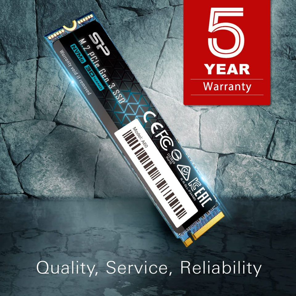 2TB Nvme M.2 Pcie Gen3X4 2280 SSD Solid State Drive Speeds up to 2 ...