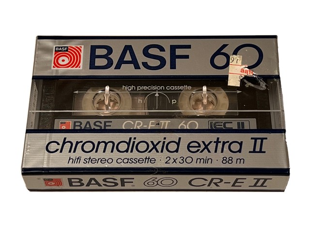 BASF 60 Chromdioxid Extra II CR-E II Audio Cassette Tape Made In France for sale online | eBay