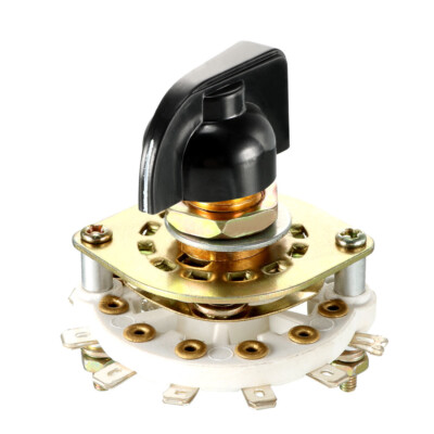 1P7T 1 Pole 7 Position 1Deck Band Channel Rotary Switch Selector with ...