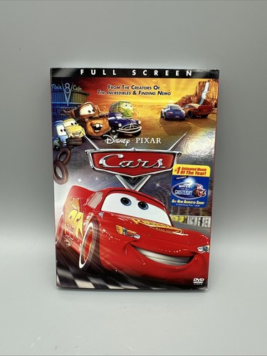 Cars (DVD, 2006) Walt Disney Pictures Pixar Fullscreen DVD New Sealed ...