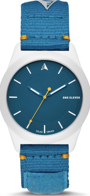 One Eleven by Fossil Cboe2005 Solar Black Nylon Strap 42mm Men's Watch ...