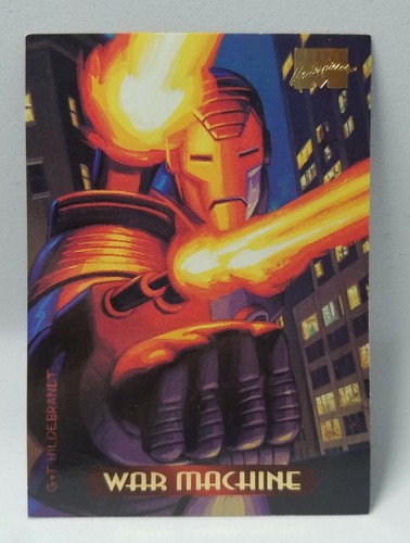 WAR MACHINE 1994 MARVEL MASTERPIECES (FLEER) BASE TRADING CARD #133 NM ...