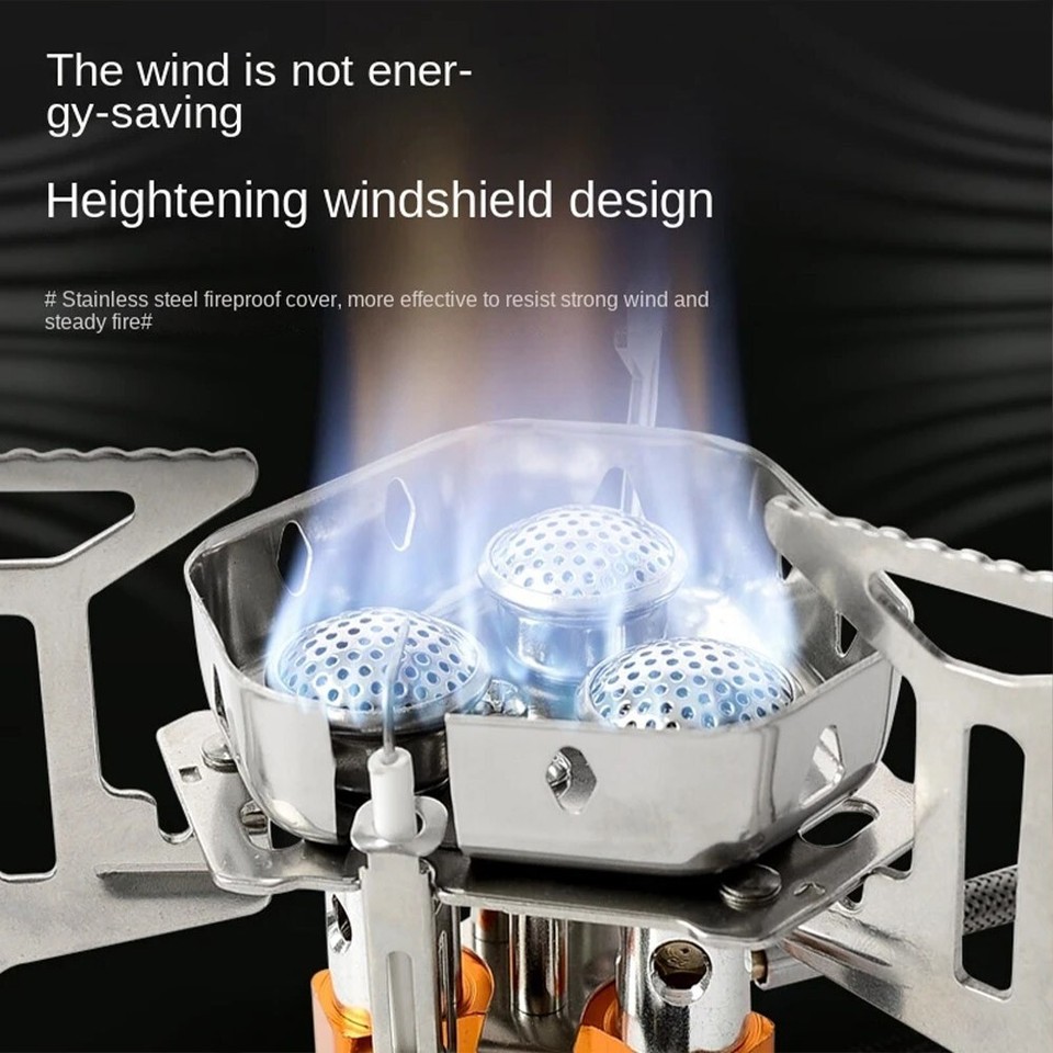 Outdoor Picnic Gas Burner Camping Hiking Fishing Mini Butane Stove ...