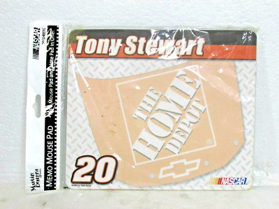 Nascar Tony Stewart #20 Memo Mouse Pad And Note Pad In One With Sixty ...