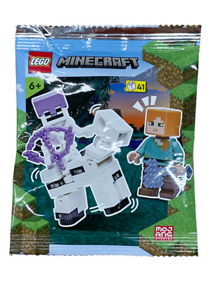 LEGO Minecraft Alex with Skeleton and Skeleton Horse Foil Pack 662206-1 ...