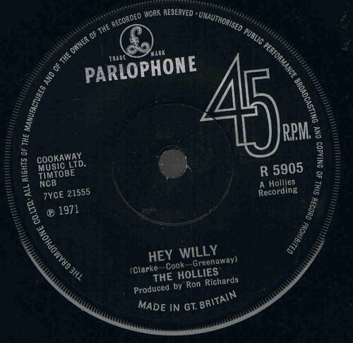The Hollies - Hey Willy (7", Single) | eBay