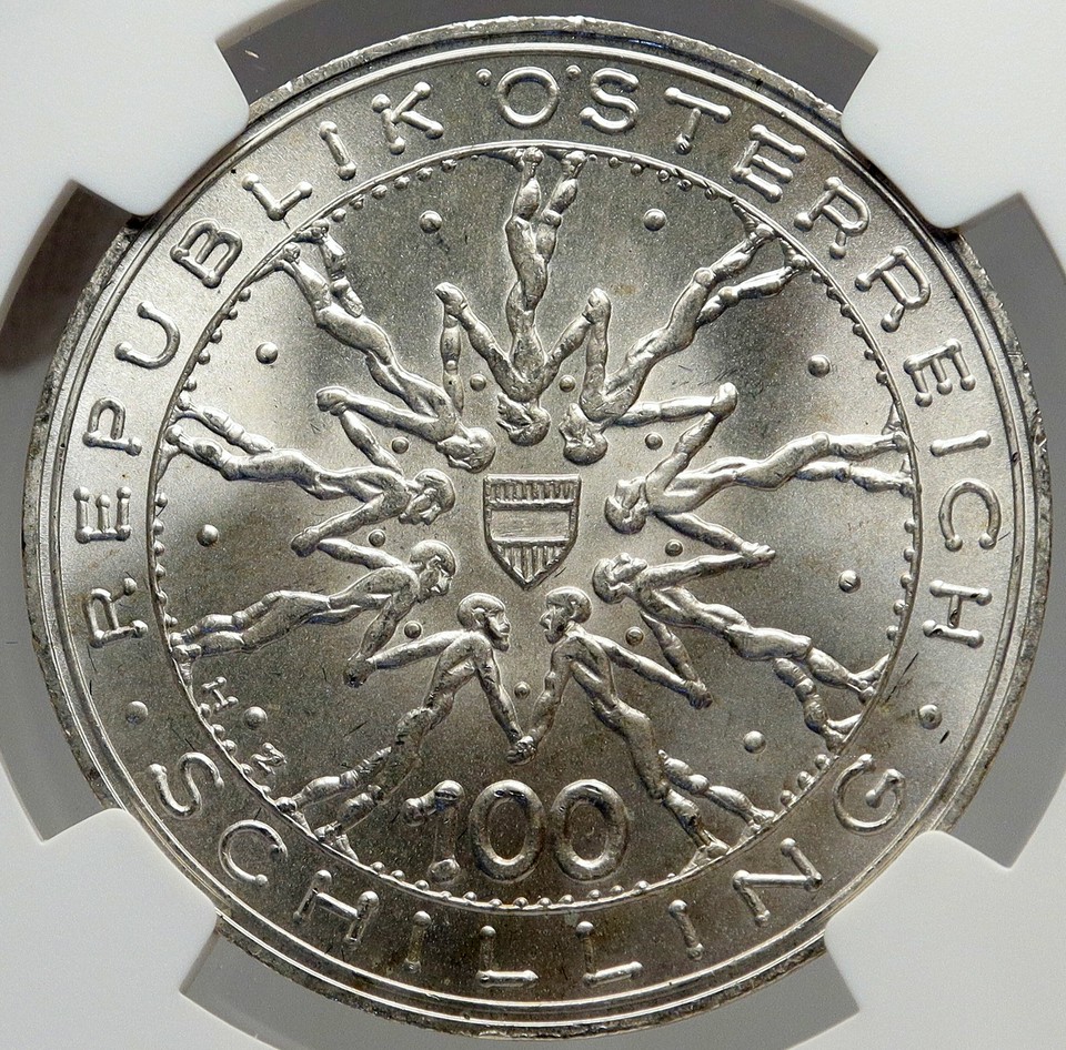 1978 AUSTRIA Rudolph 700Y War Durnkrut Jedenspeigen Silver 100 S NGC ...